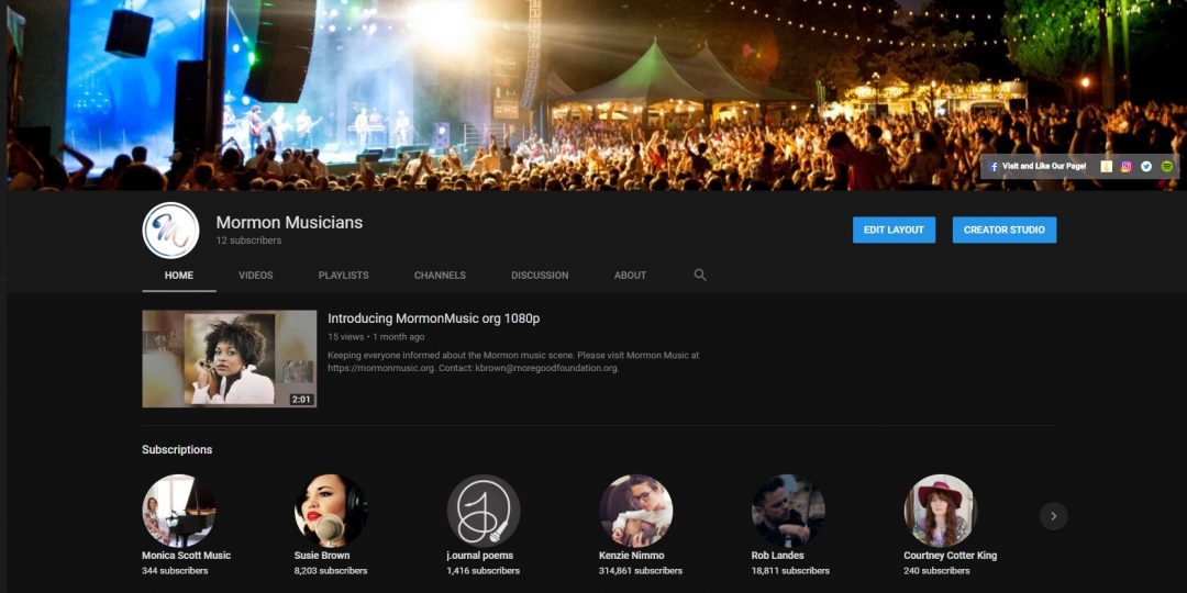 Mormon Musicians YouTube Channel - Latter-day Saint Musicians